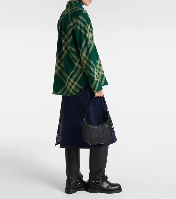 Burberry Checked Wool Shirt