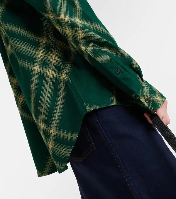 Burberry Checked Wool Shirt