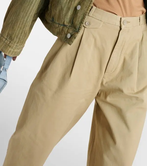 AGOLDE Becker Wide-leg Cotton Twill Chinos