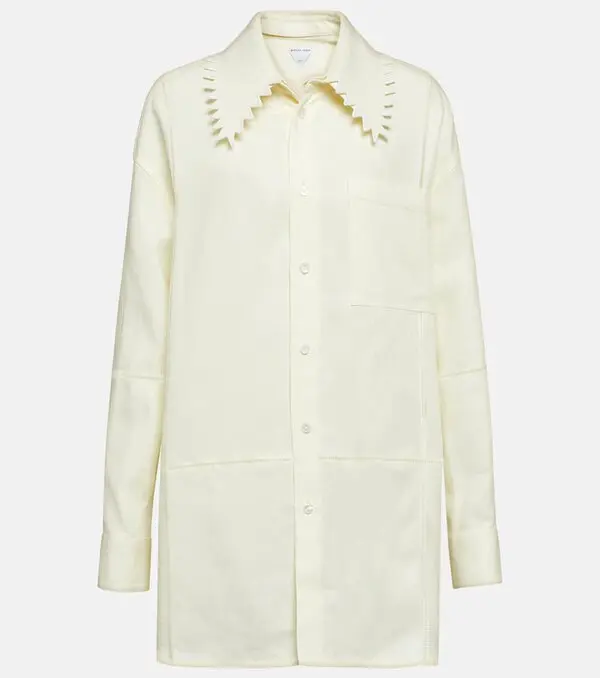 Bottega Veneta Oversized Linen Shirt