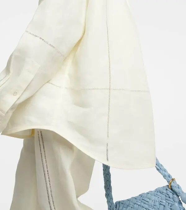 Bottega Veneta Oversized Linen Shirt