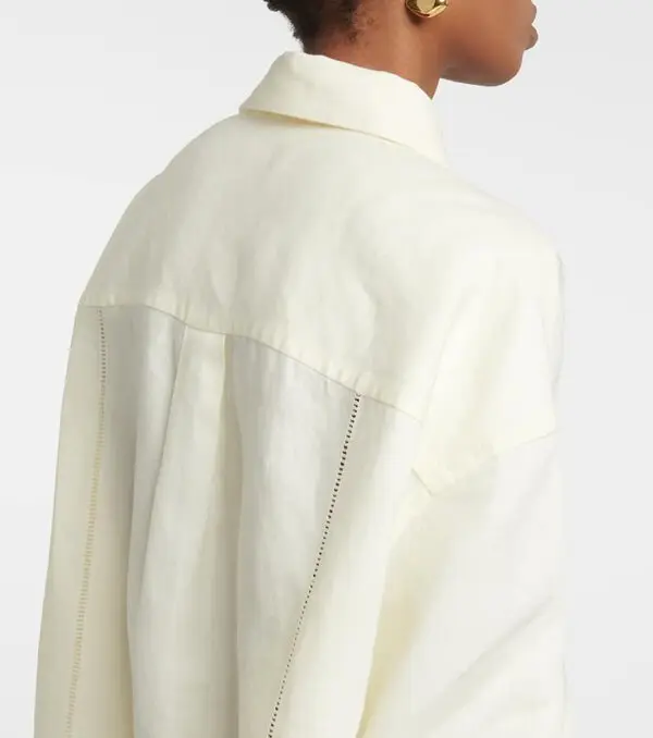 Bottega Veneta Oversized Linen Shirt