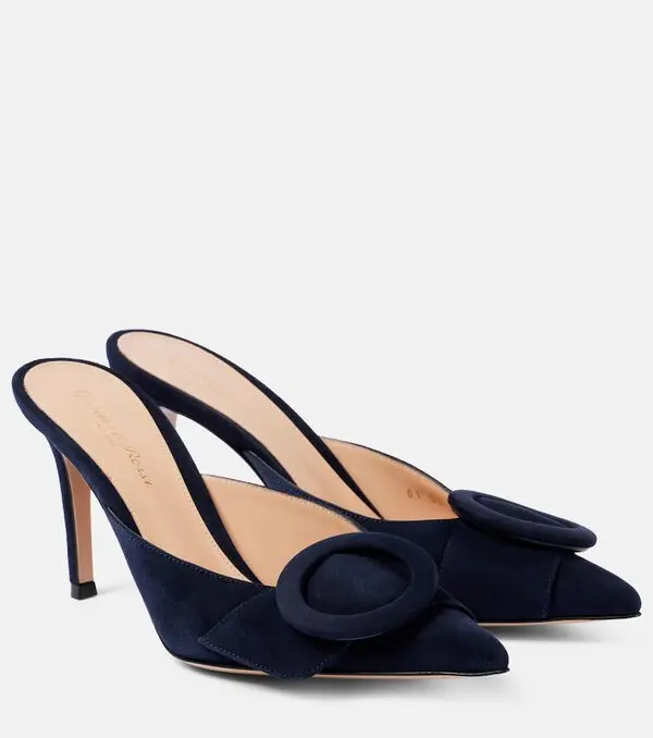 GIANVITO ROSSI Suede Mules