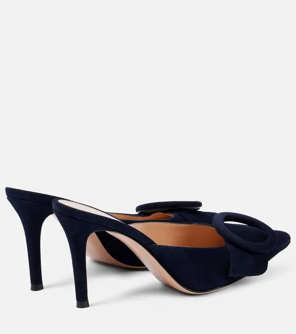 GIANVITO ROSSI Suede Mules