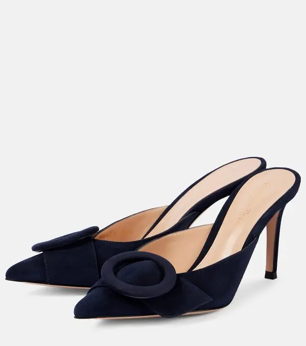 GIANVITO ROSSI Suede Mules