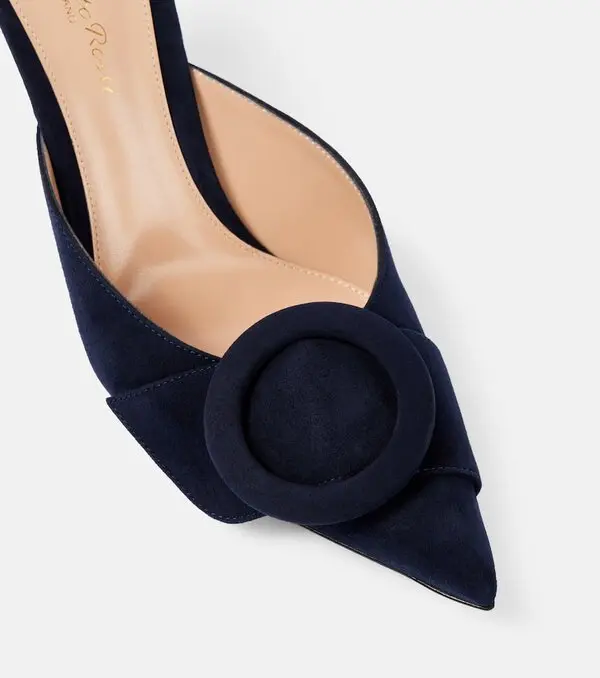 GIANVITO ROSSI Suede Mules