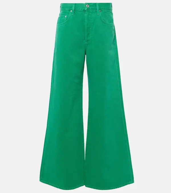 Citizens Of Humanity Beverly Slouch Bootcut Jeans - Green