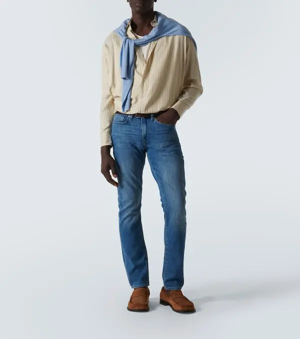 FRAME L'homme Mid-rise Slim Jeans