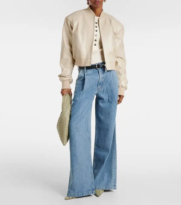 AGOLDE Ellis Mid-rise Wide-leg Jeans