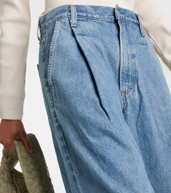 AGOLDE Ellis Mid-rise Wide-leg Jeans
