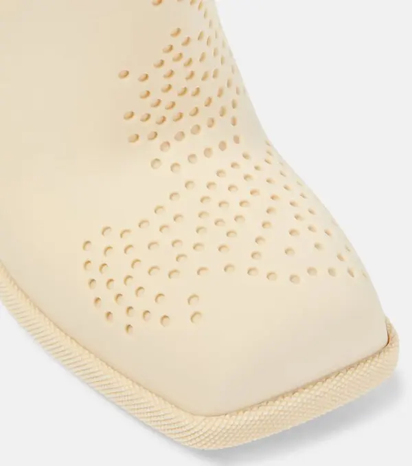 Burberry Highland Rubber Mules - Beige