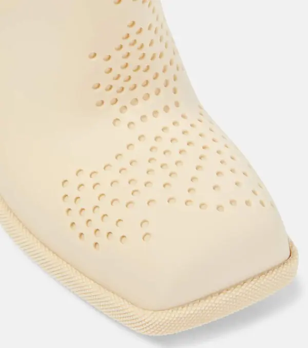 Burberry Highland Rubber Mules - Beige