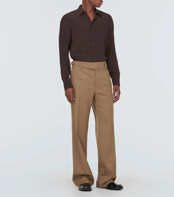 Dolce & Gabbana Wool-blend Twill Suit Pants