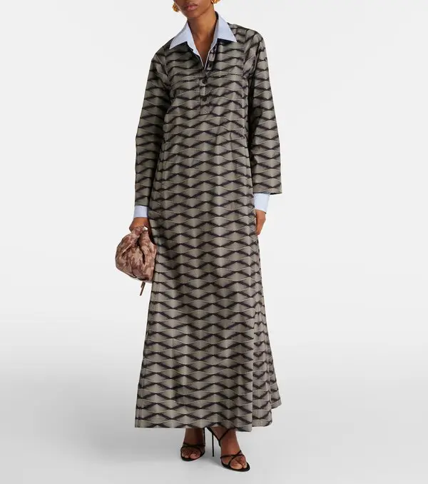 Dries Van Noten Printed Maxi Dress