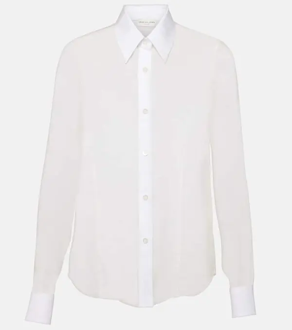 Dries Van Noten Silk And Cotton Shirt