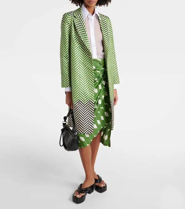 Dries Van Noten Silk And Cotton Shirt