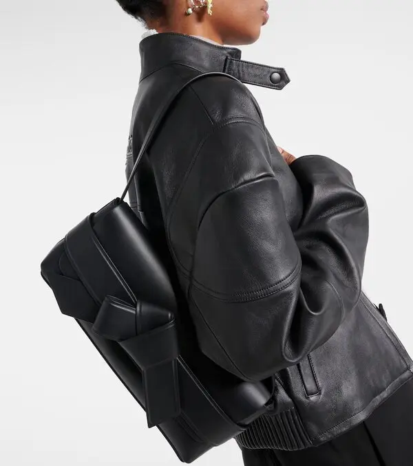 Acne Studios Musubi Leather Shoulder Bag