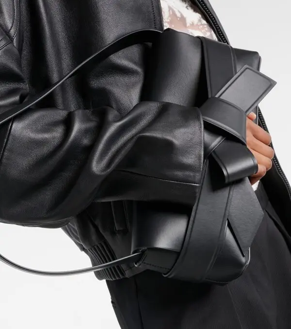 Acne Studios Musubi Leather Shoulder Bag