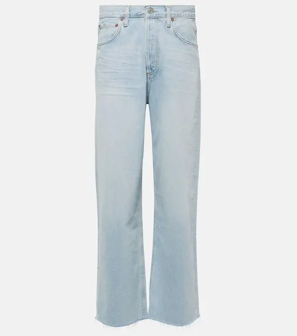 AGOLDE Ren High-rise Wide-leg Jeans - Blue