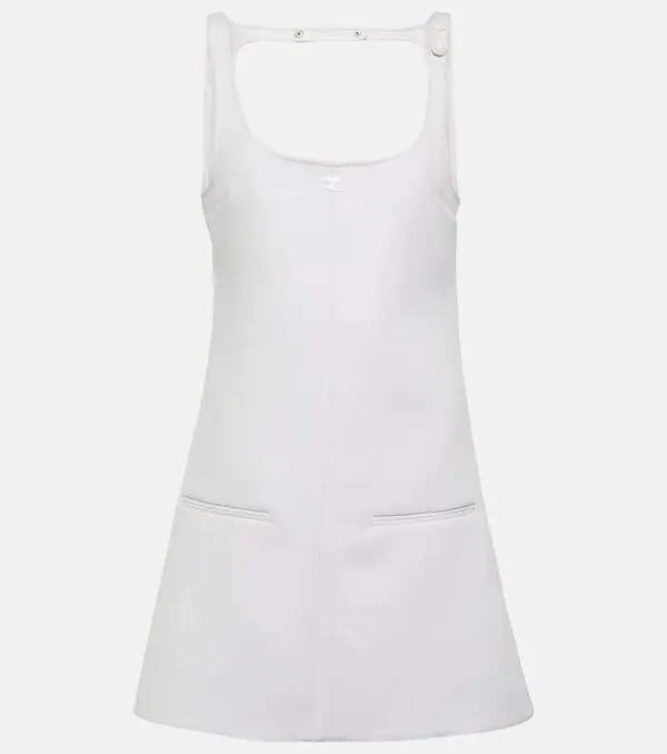 COURREGES Courrèges Reedition Logo Cutout Minidress