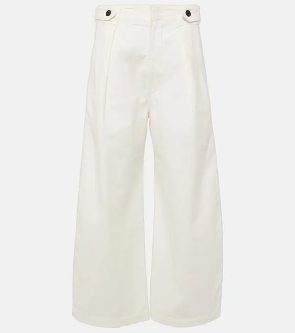 Citizens Of Humanity Payton High-rise Wide-leg Twill Pants - White