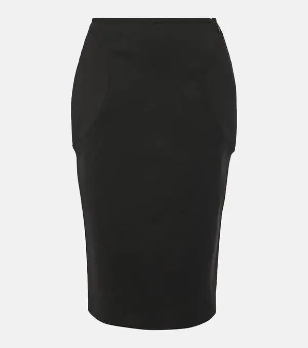 Alaïa Ruched Pencil Skirt