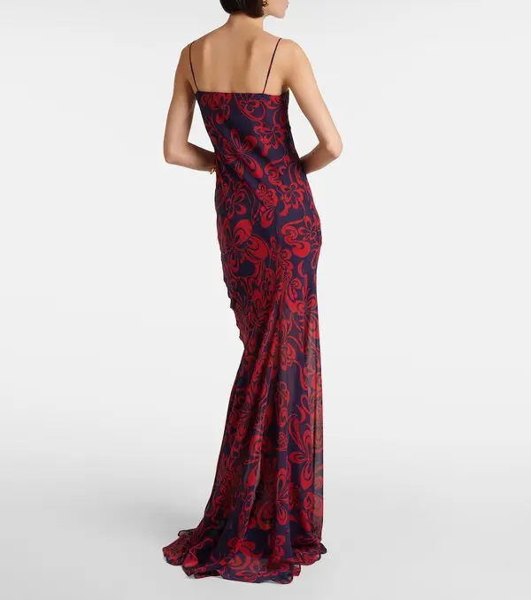 Dries Van Noten Printed Maxi Dress
