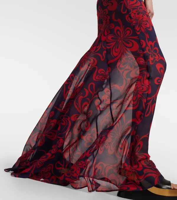 Dries Van Noten Printed Maxi Dress