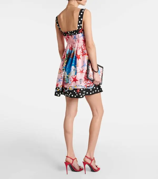 Dolce & Gabbana Capri Printed Minidress