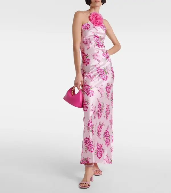 GIANVITO ROSSI Gaeta 45 Suede Sandals - Pink