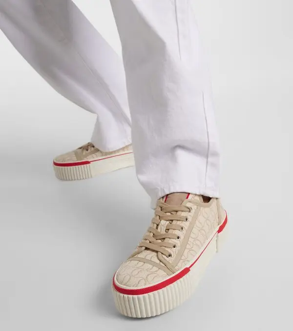 CHRISTIAN LOUBOUTIN Super Pedro Platform Sneakers