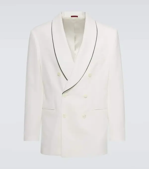 Brunello Cucinelli Cotton Tuxedo Jacket