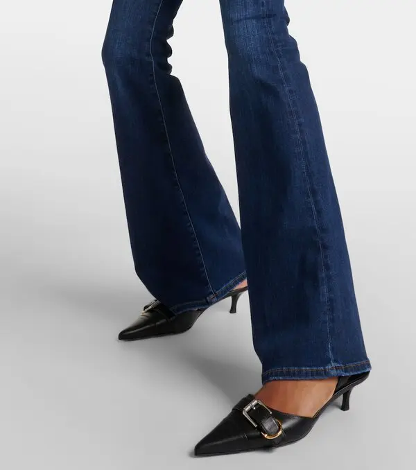 FRAME Le High Flare High-rise Jeans - Blue