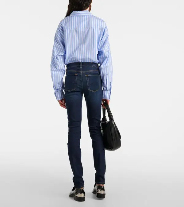 7 For All Mankind The Skinny Mid-rise Jeans