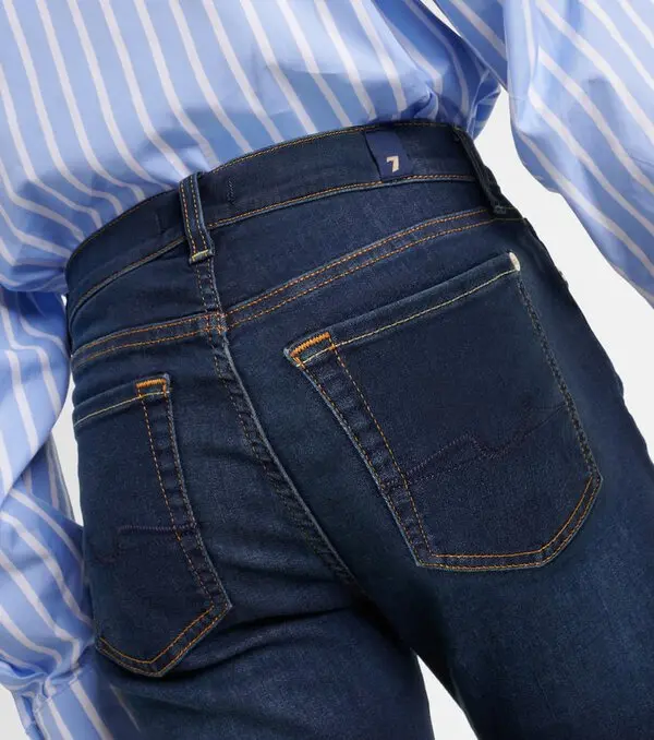 7 For All Mankind The Skinny Mid-rise Jeans