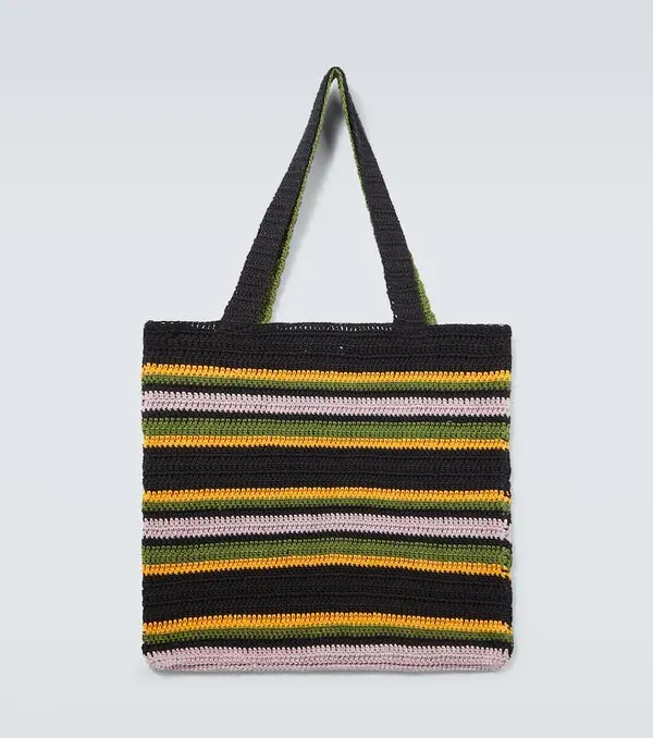 BODE Harbor Stripe Crochet Tote