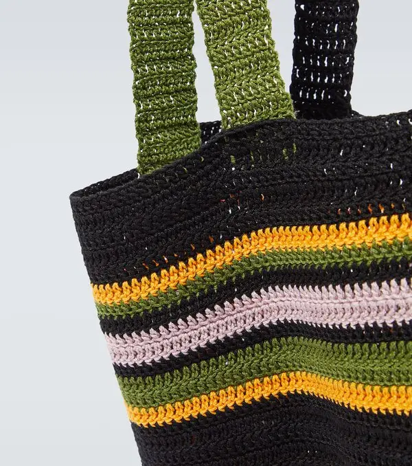 BODE Harbor Stripe Crochet Tote