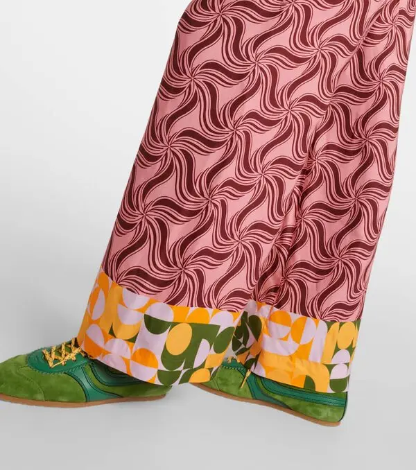 Dries Van Noten Printed Wide-leg Pants