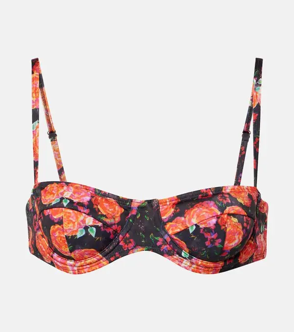 BANANHOT Lenny Floral Bikini Top - Multicoloured