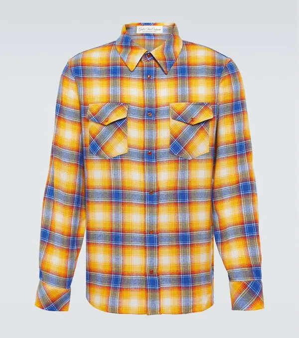 GOD'S TRUE CASHMERE Tartan Cashmere Shirt - Multicoloured