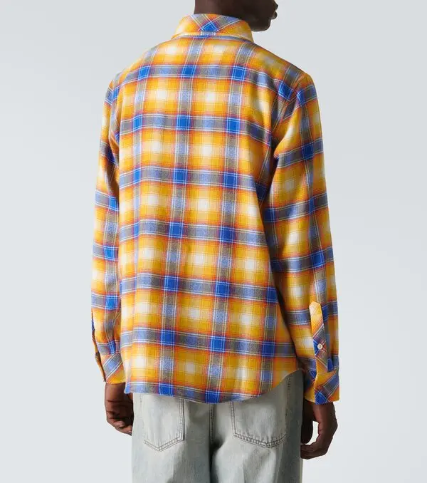 GOD'S TRUE CASHMERE Tartan Cashmere Shirt - Multicoloured
