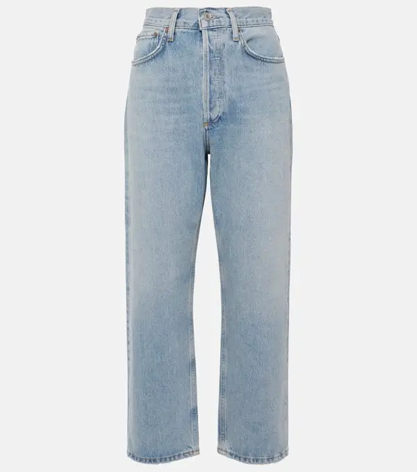 AGOLDE 90's Crop Mid-rise Straight Jeans