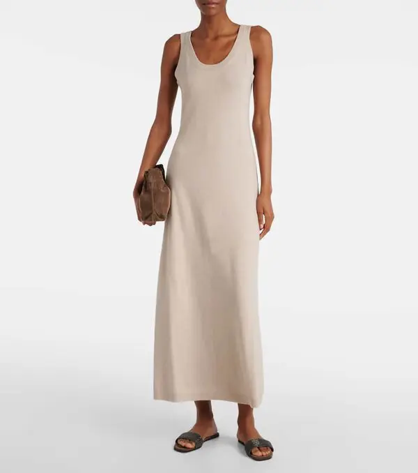 Brunello Cucinelli Cashmere Midi Dress