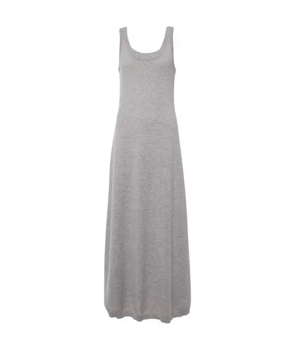 Brunello Cucinelli Cashmere Maxi Dress - Grey