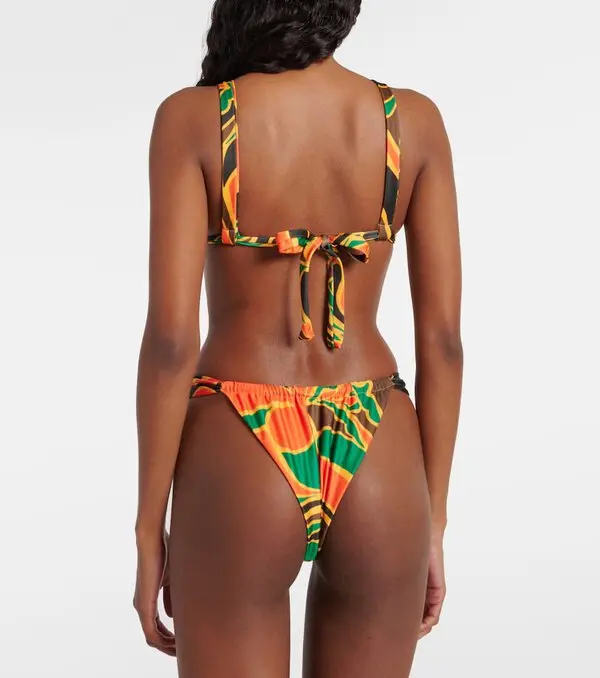 Faithfull The Brand Andez Printed Bikini Bottom - Multicoloured