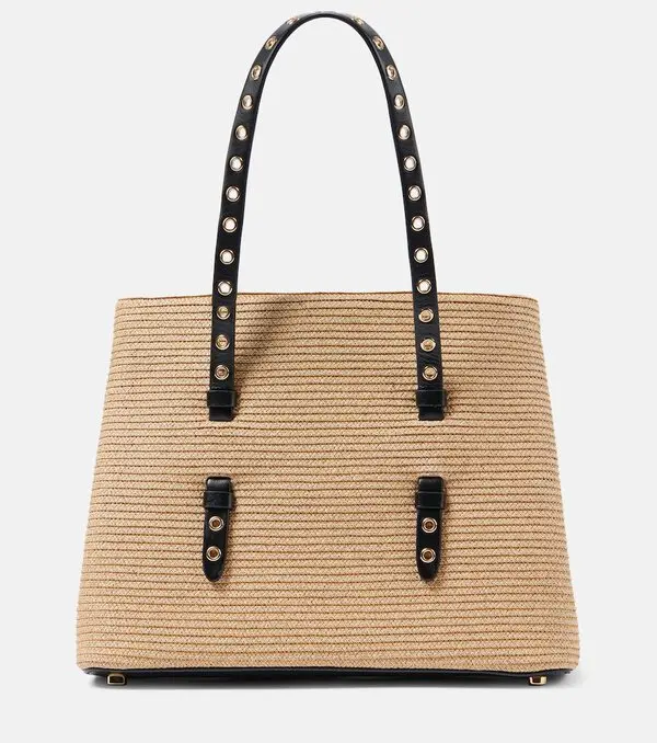 Alaïa Mina 25 Medium Tote Bag - Neutrals