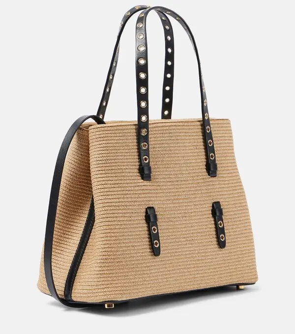Alaïa Mina 25 Medium Tote Bag - Neutrals