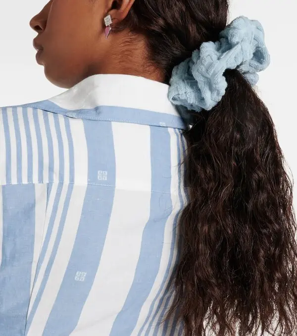 Givenchy Pink Jacquard Hair Scrunchie Givenchy | Accessories | Givenchy Toddler Girl Jacquard  main image 4
