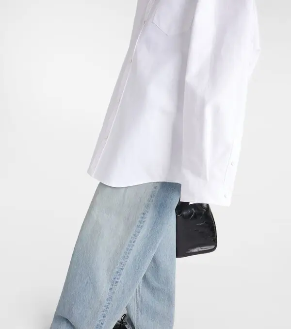 Balenciaga Oversized Cotton Poplin Shirt