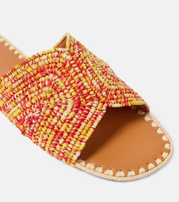 Clergerie Ineni Raffia Slides